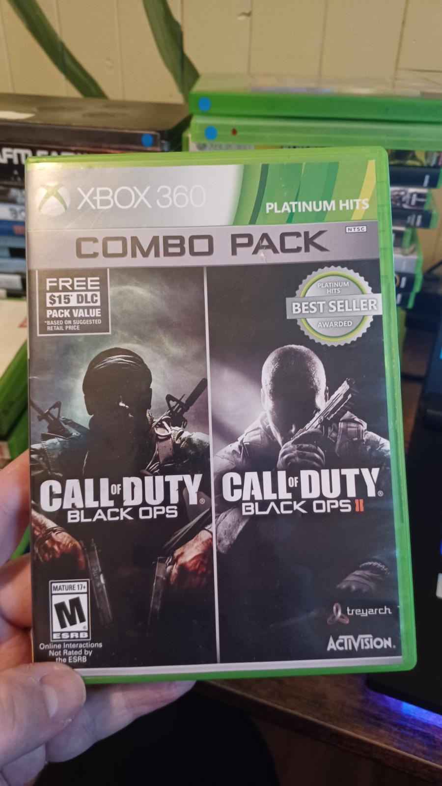 Call of Duty Black Ops I and II Combo Pack | Item and Box only | Xbox 360