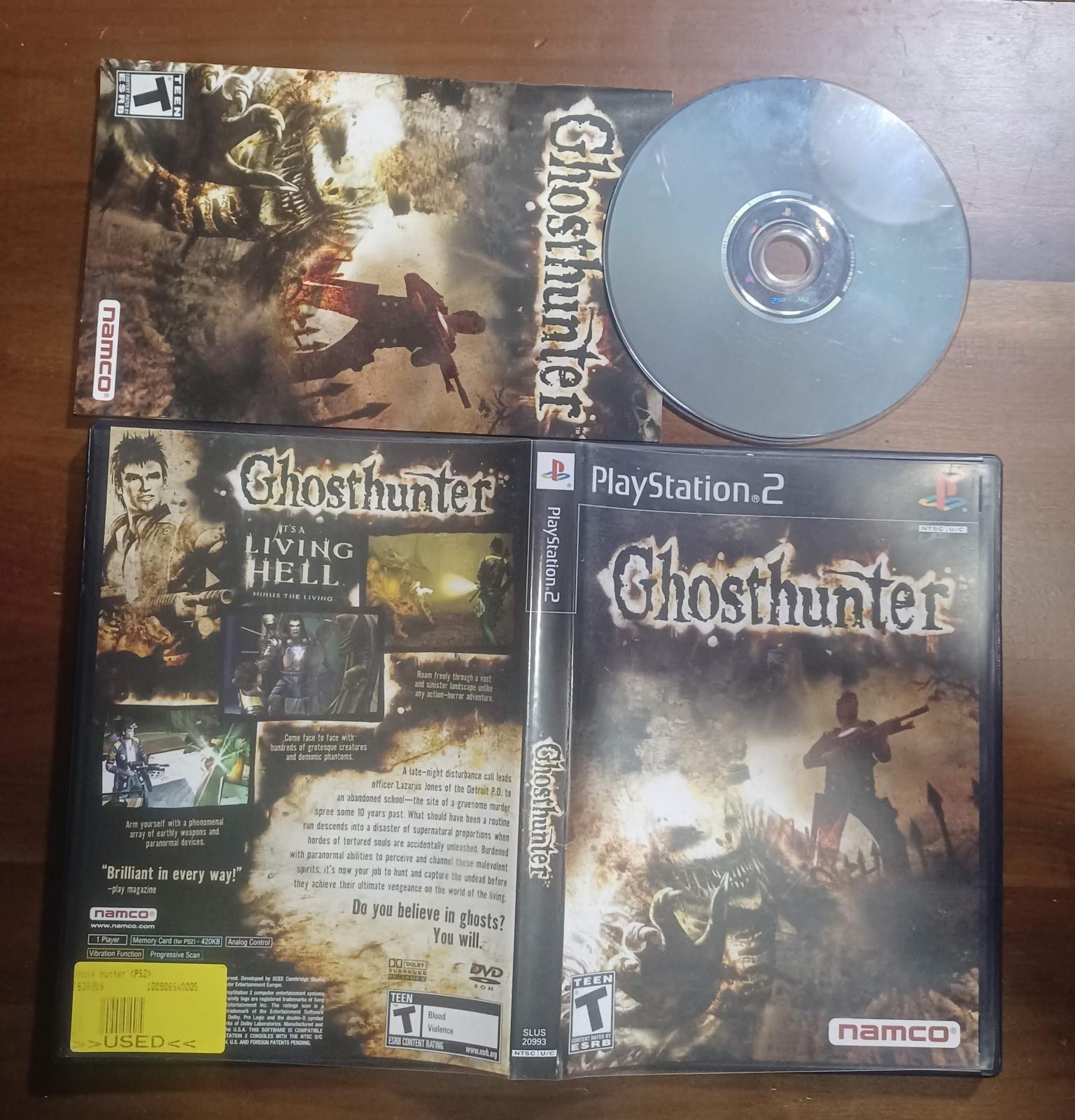 Ghosthunter | Item, Box, and Manual | Playstation 2