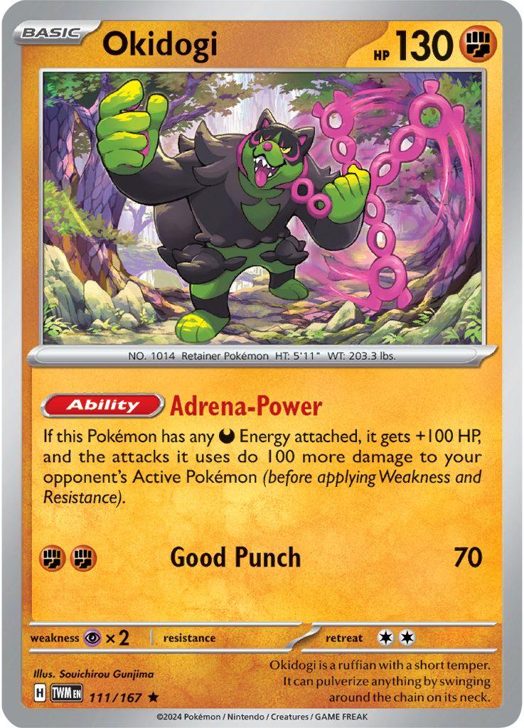 Okidogi [Holo] #111 Prices | Pokemon Twilight Masquerade | Pokemon Cards