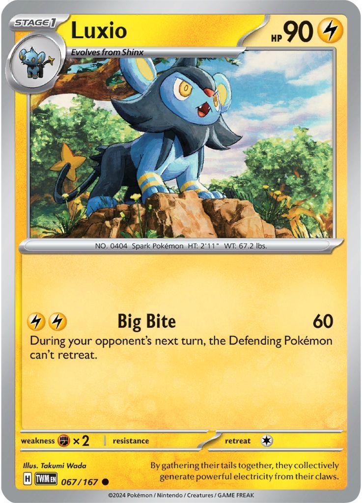 Luxio #67 Prices | Pokemon Twilight Masquerade | Pokemon Cards