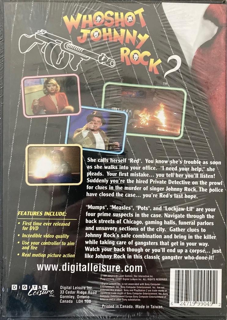 Who Shot Johnny Rock? Prices Playstation 2 | Compare Loose, CIB & New ...