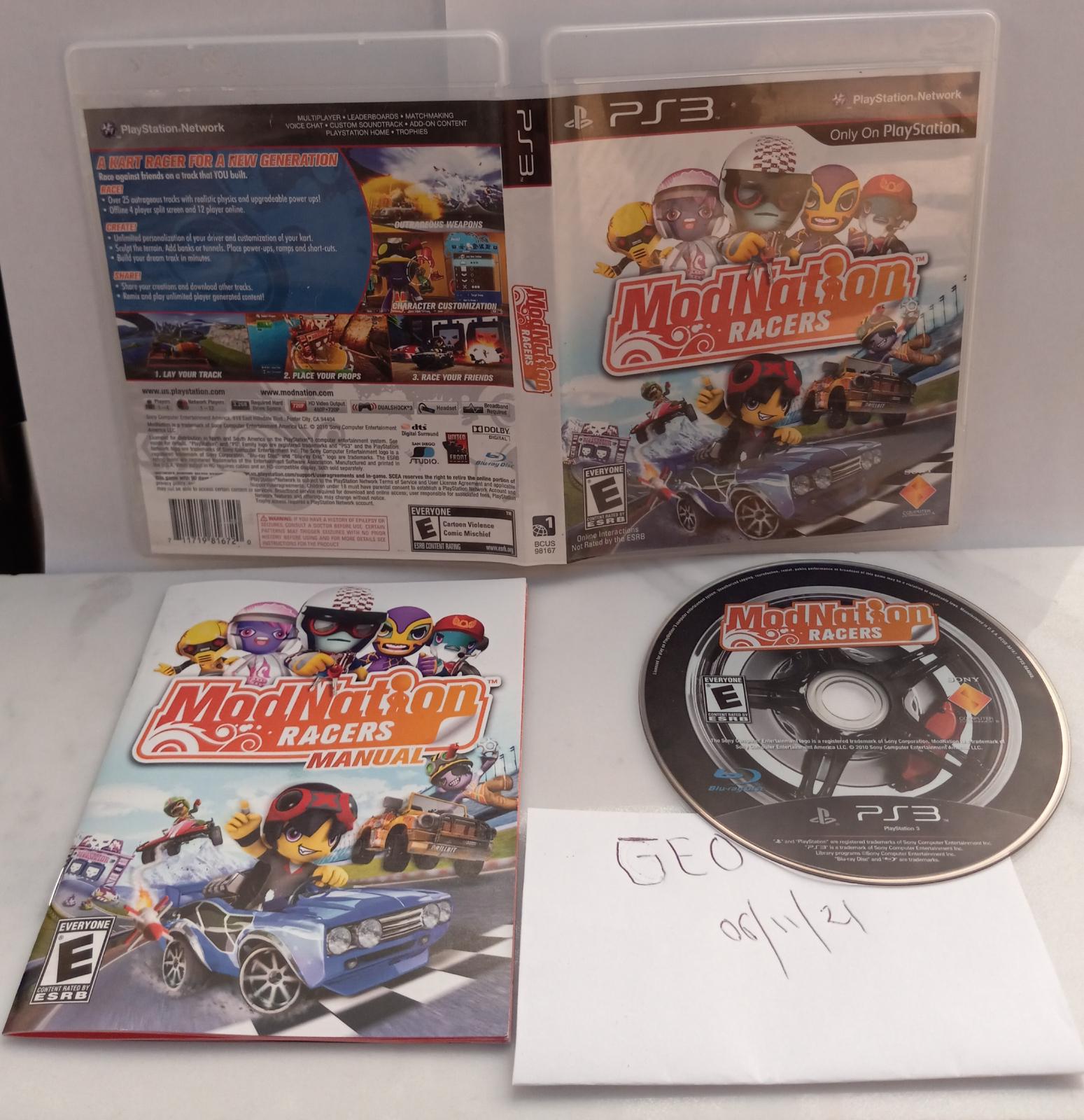 ModNation Racers | Item, Box, and Manual | Playstation 3