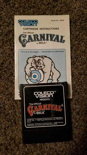 Carnival | Item and Manual only | Colecovision