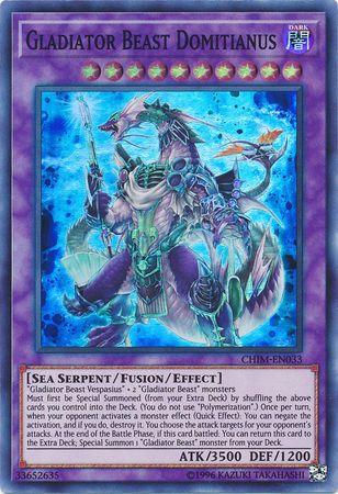 Gladiator Beast Domitianus CHIM-EN033 Prices | YuGiOh Chaos Impact | Yugioh Cards
