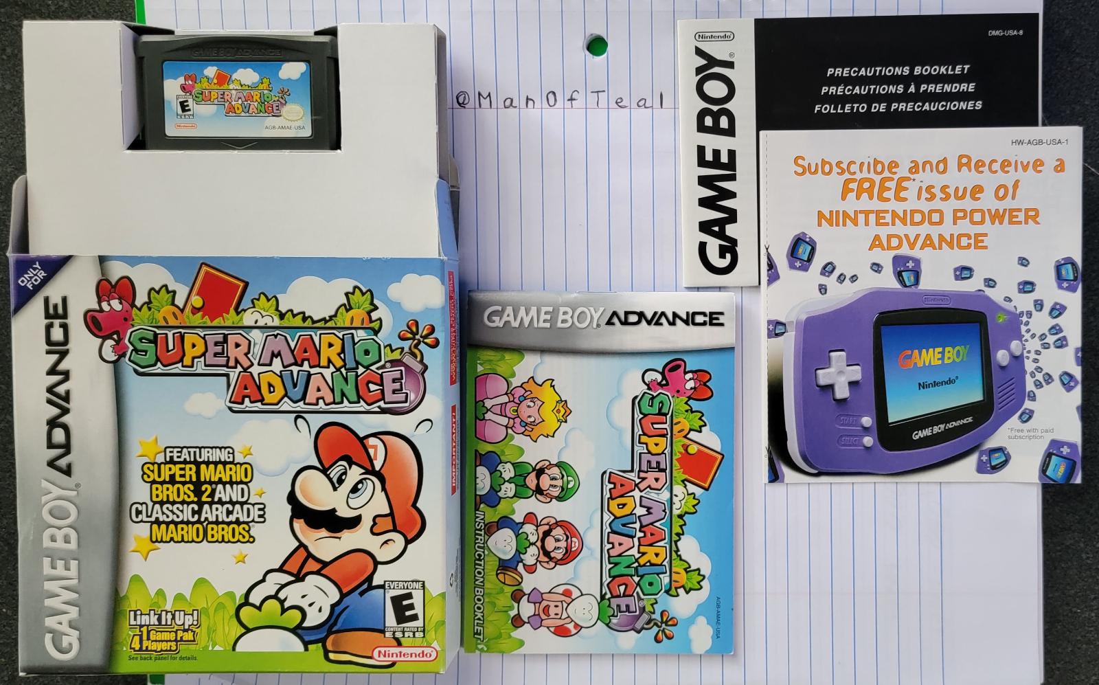 Super Mario Advance Prices GameBoy Advance | Compare Loose, CIB & New ...