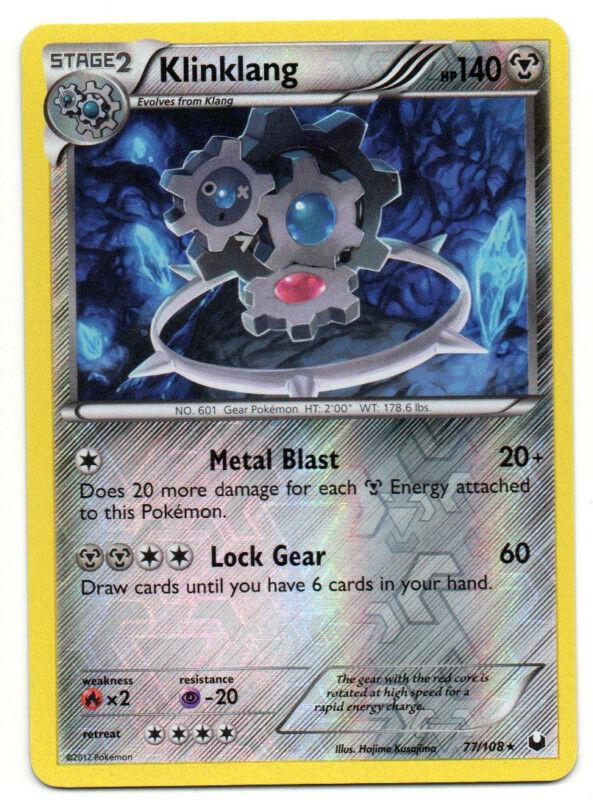 Klinklang [Reverse Holo] #77 Prices | Pokemon Dark Explorers | Pokemon ...