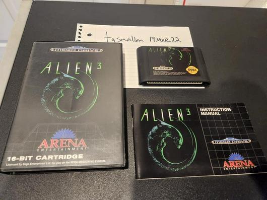 Alien 3 | Item, Box, and Manual | Sega Genesis