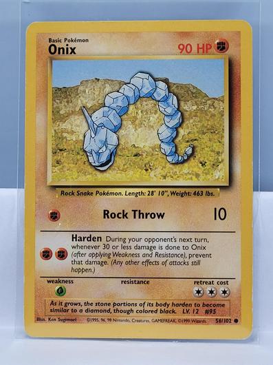 Onix | Ungraded | Pokemon Base Set