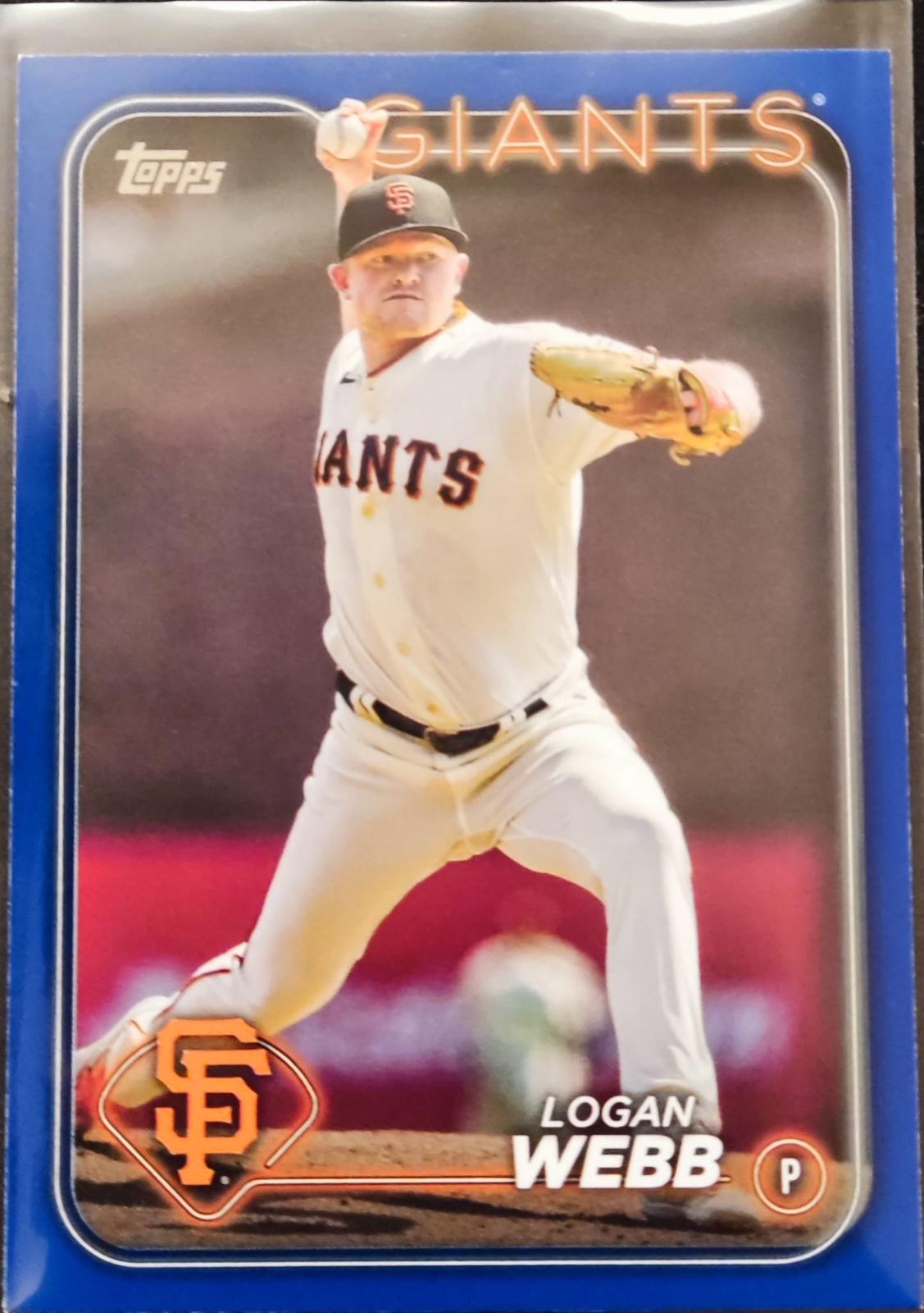 Logan Webb [Royal Blue] | Ungraded | 2024 Topps