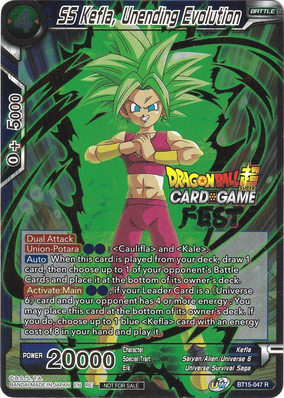 SS Kefla, Unending Evolution BT15-047 Prices | Dragon Ball Super Divine ...