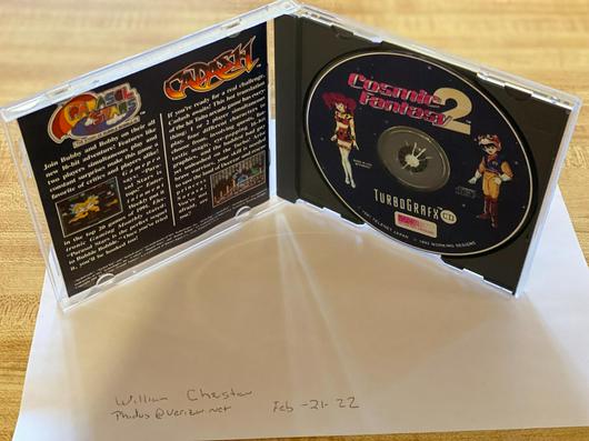 Cosmic Fantasy 2 | Item, Box, and Manual | TurboGrafx CD