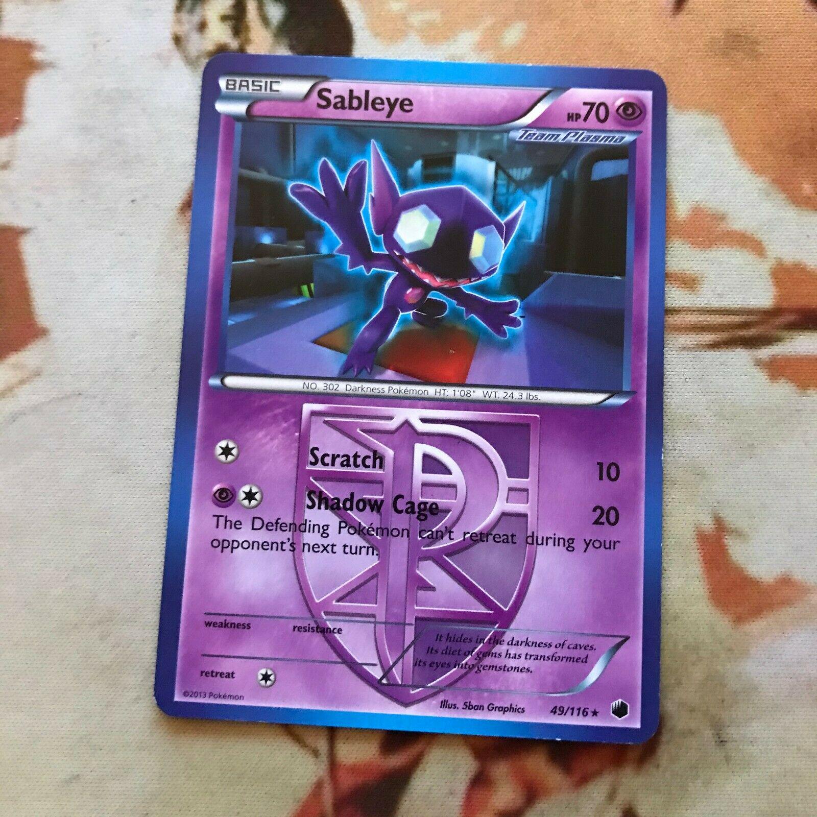 Sableye #49 Prices | Pokemon Plasma Freeze | Pokemon Cards