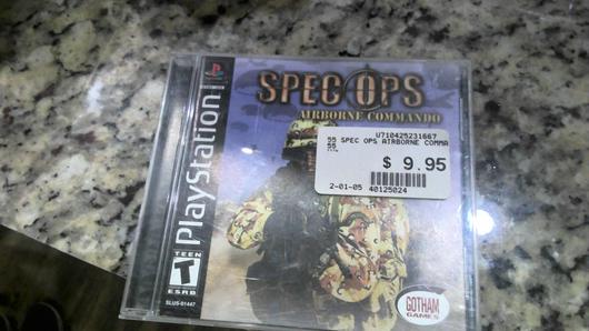 Spec Ops Airborne Commando | Item, Box, and Manual | Playstation