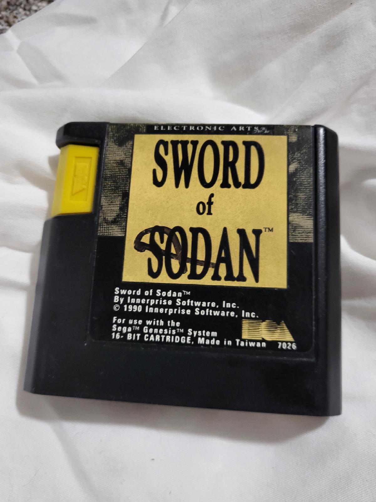 Sword of Sodan | Item only | Sega Genesis