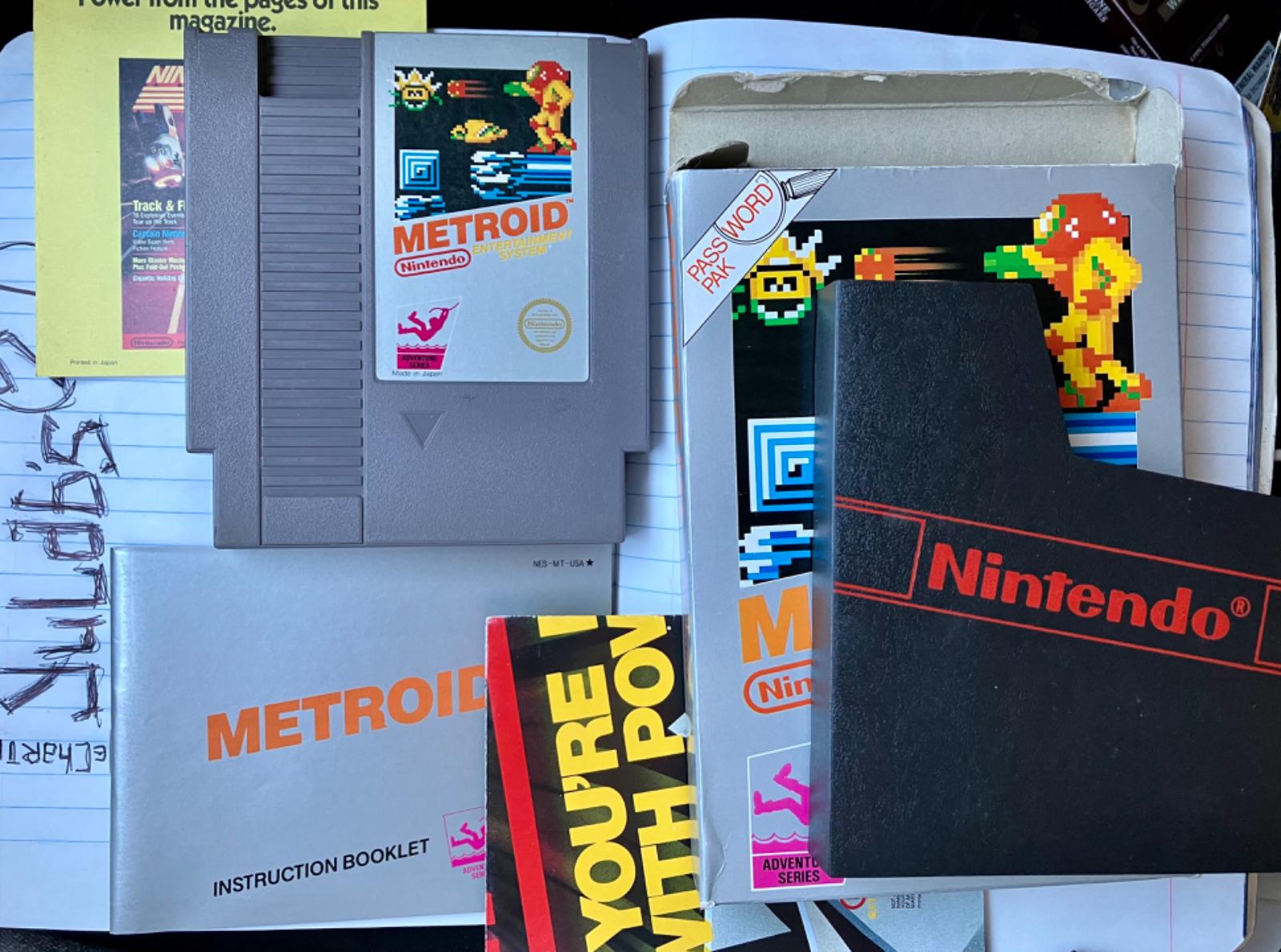 Metroid | Item, Box, and Manual | NES