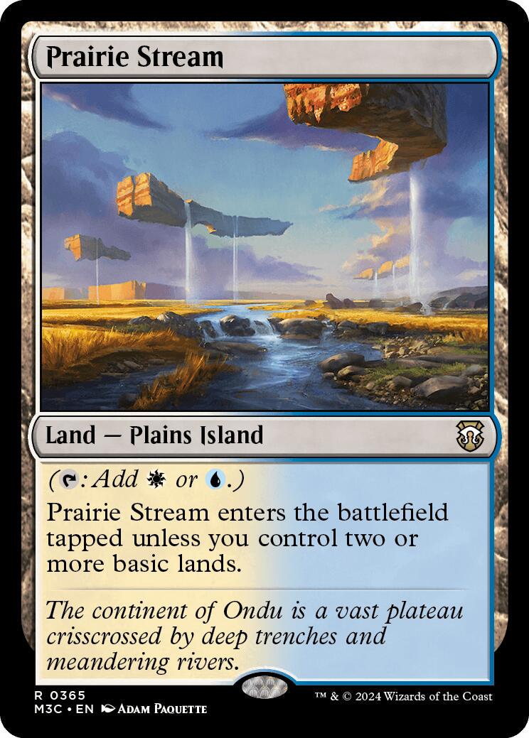 Prairie Stream [Foil] #365 Prices | Magic Modern Horizons 3 Commander ...