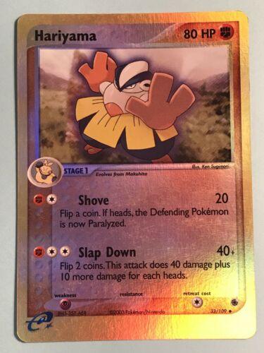 Hariyama [Reverse Holo] #33 Prices | Pokemon Ruby & Sapphire | Pokemon Cards