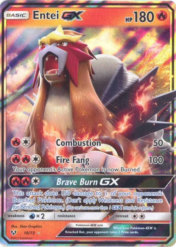 Entei GX #10 Prices | Pokemon Shining Legends | Pokemon Cards