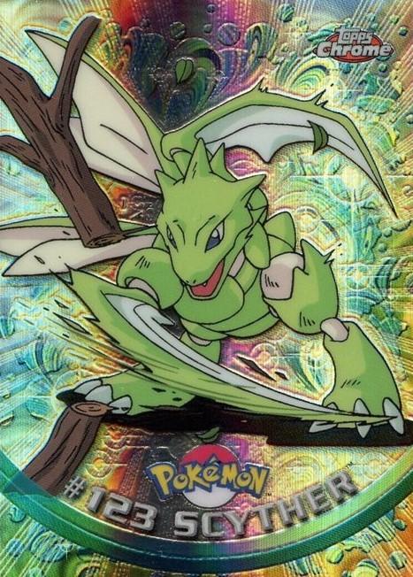 Scyther [Spectra] #123 Prices | Pokemon 2000 Topps Chrome | Pokemon Cards