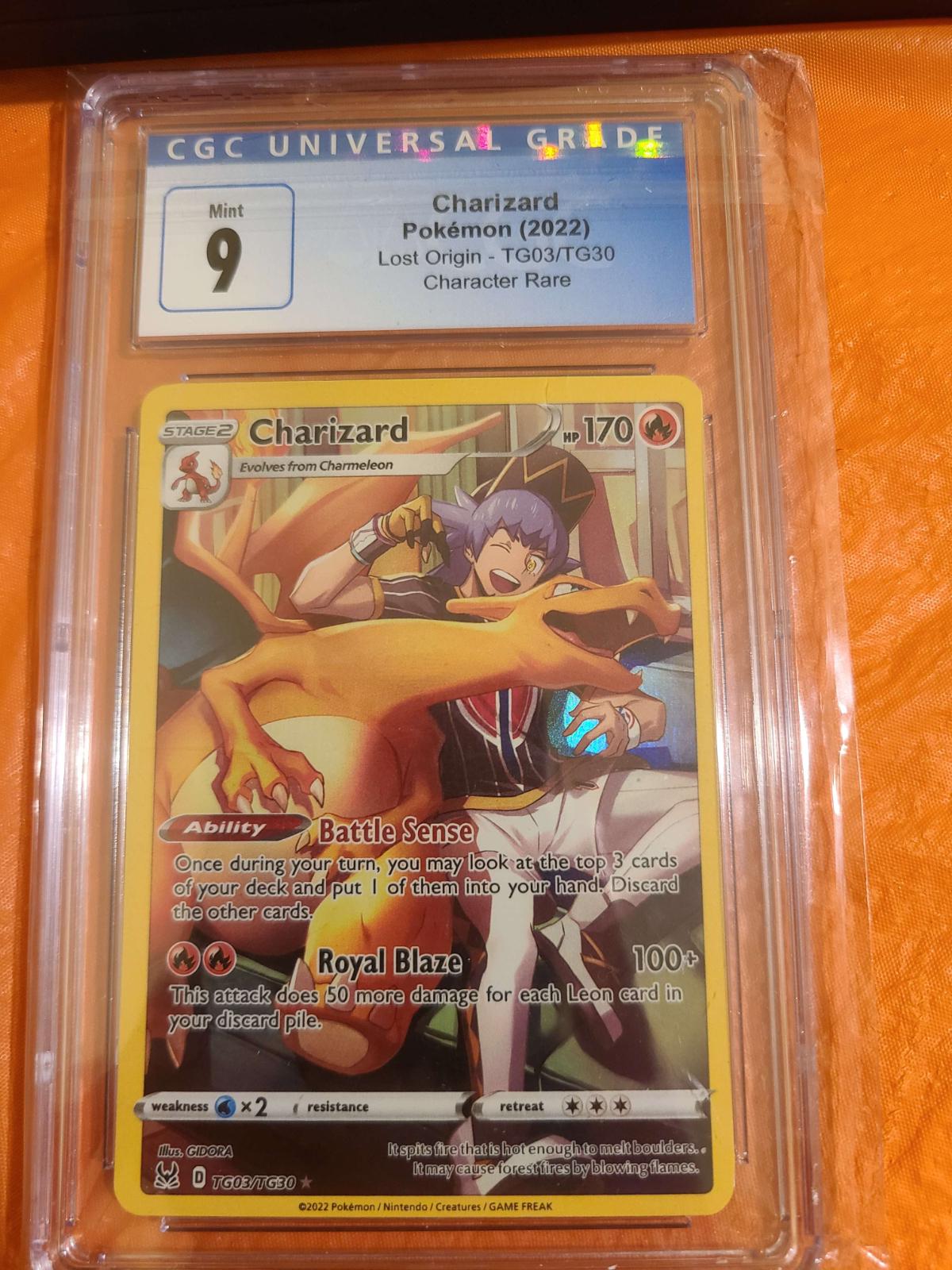 Charizard | Graded 9 | Pokemon Lost Origin