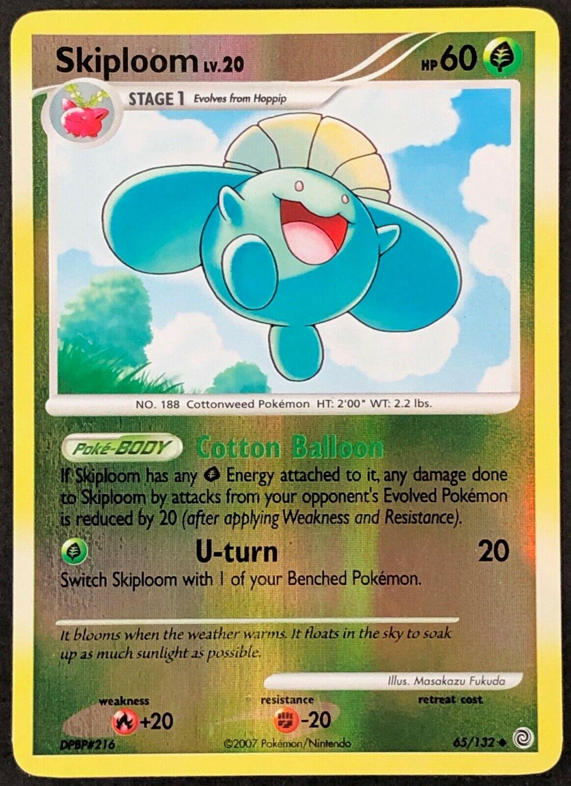 Skiploom [Reverse Holo] #65 Prices | Pokemon Secret Wonders | Pokemon Cards