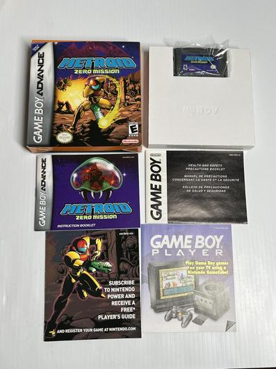 Metroid Zero Mission | Item, Box, and Manual | GameBoy Advance