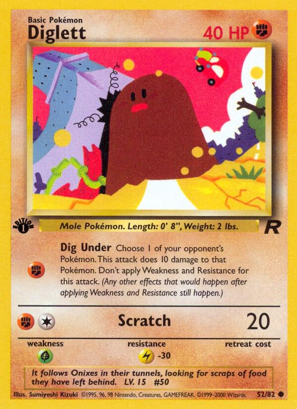 Diglett [1st Edition] #52 Prices | Pokemon Team Rocket | Pokemon Cards