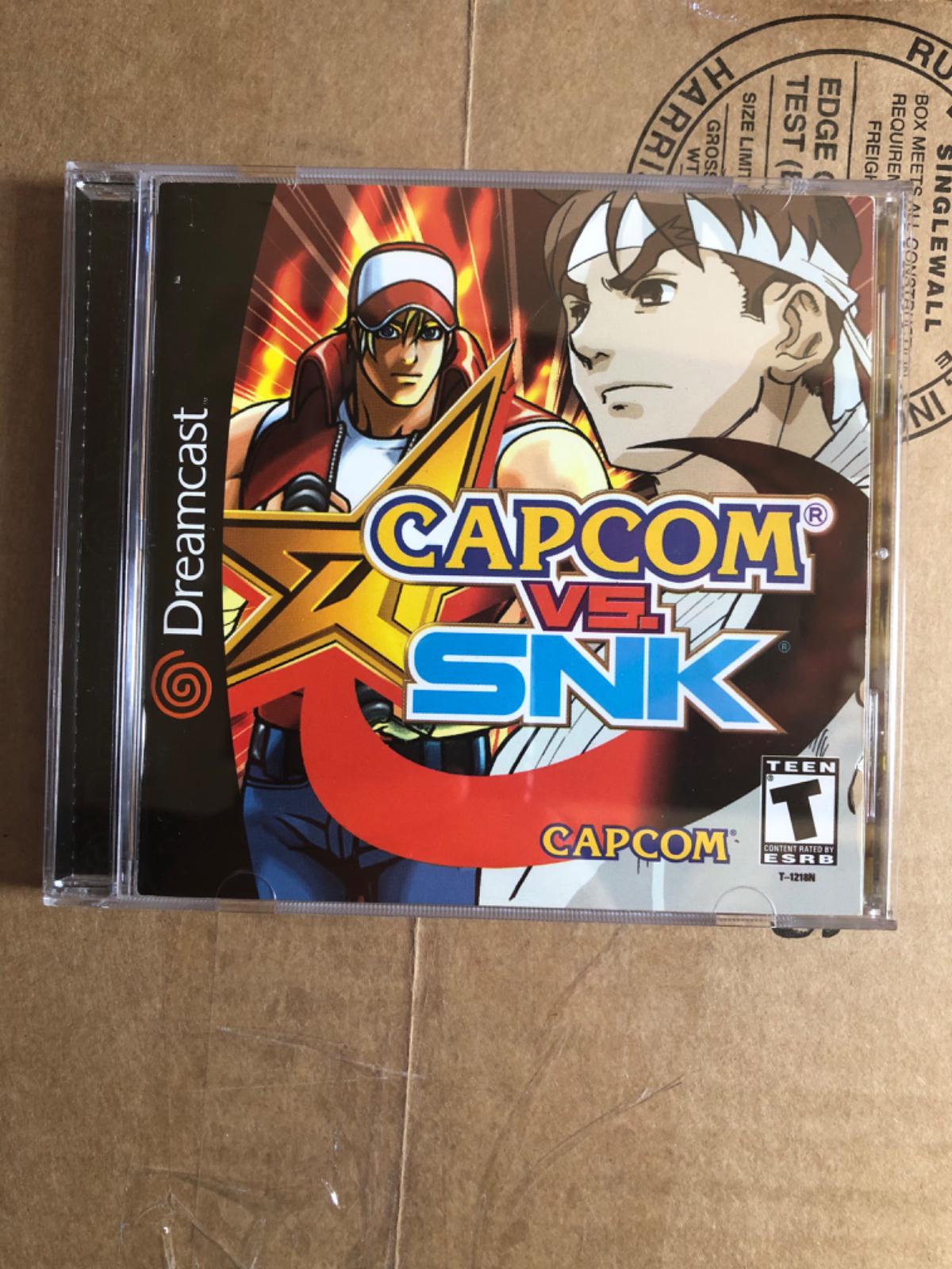 Capcom vs SNK | Item, Box, and Manual | Sega Dreamcast
