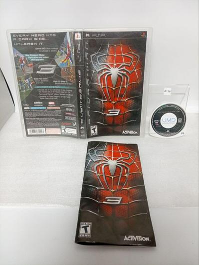 Spiderman 3 | Item, Box, and Manual | PSP