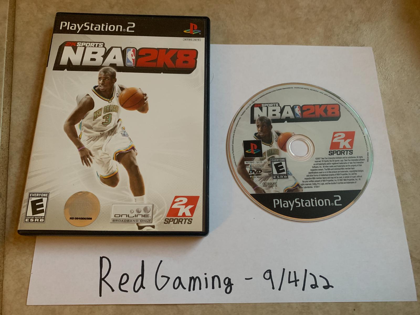 NBA 2K8 | Item, Box, and Manual | Playstation 2