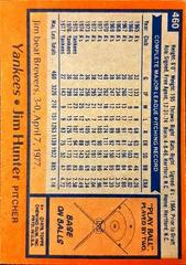 Jim Hunter #460 Prices | 1978 Topps | Baseball Cards