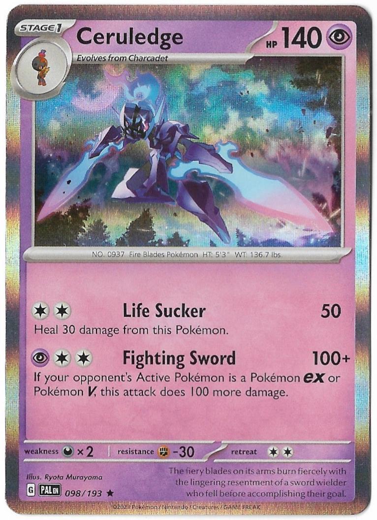 Ceruledge #98 Prices | Pokemon Paldea Evolved | Pokemon Cards