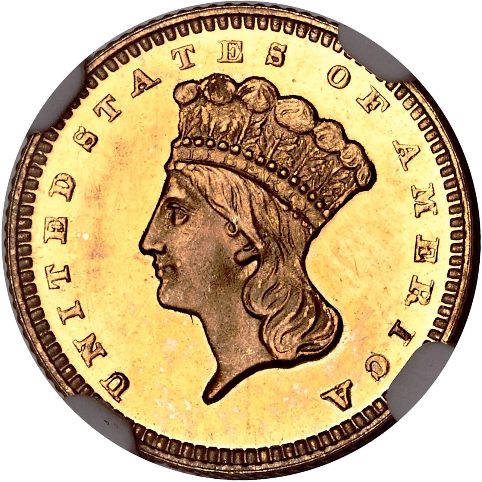 1875 [PROOF] Gold Dollar Prices | Ungraded, NGC, PCGS Values