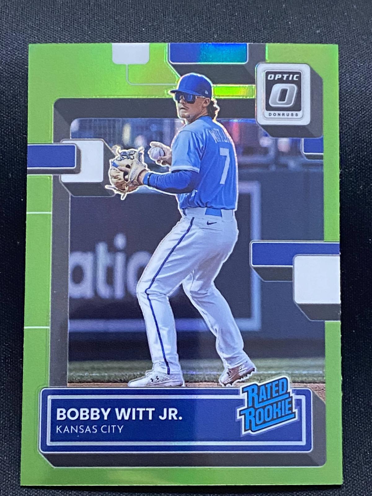 Bobby Witt Jr. [Lime Green] | Ungraded | 2022 Panini Donruss Optic