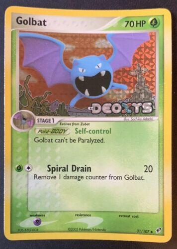 Golbat [Reverse Holo] #31 Prices | Pokemon Deoxys | Pokemon Cards