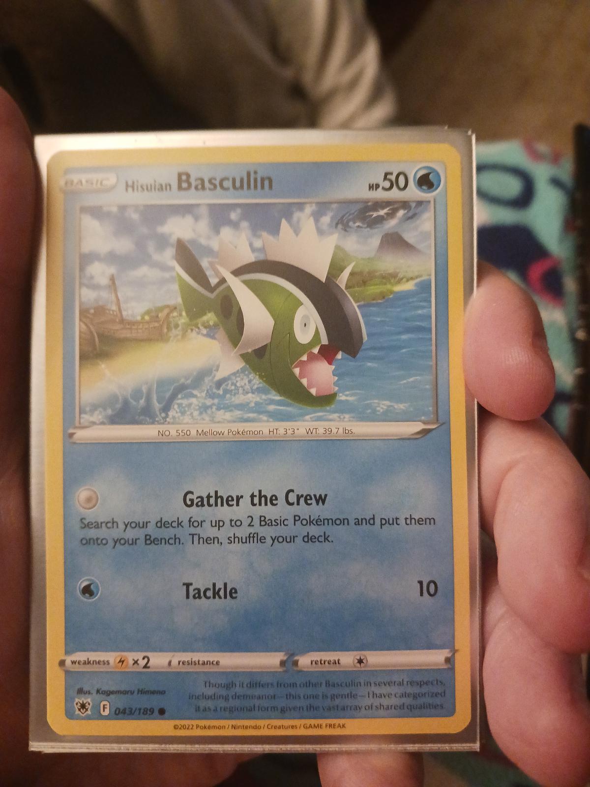 Hisuian Basculin | Ungraded | Pokemon Astral Radiance