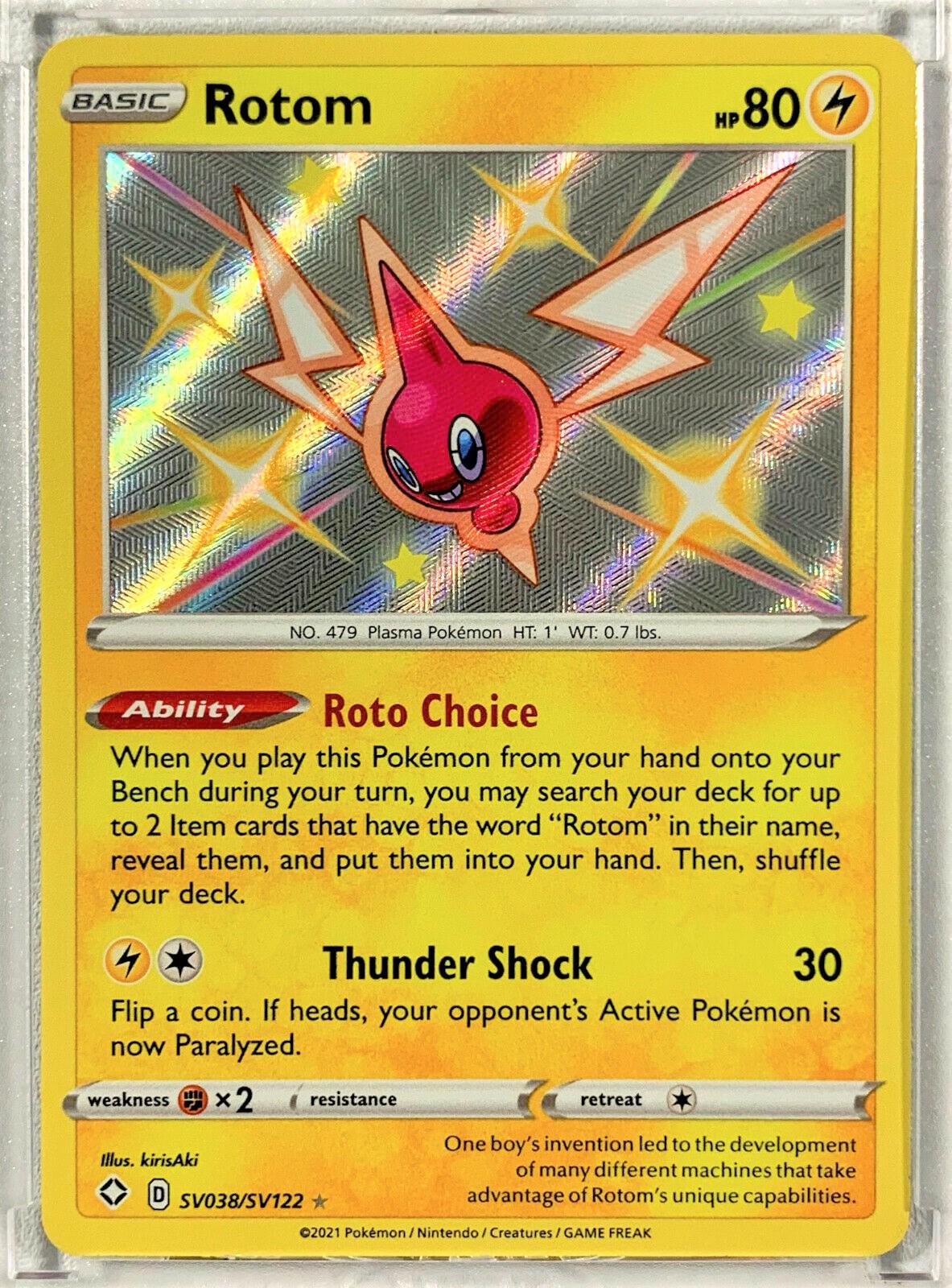 Rotom #SV038 Prices | Pokemon Shining Fates | Pokemon Cards