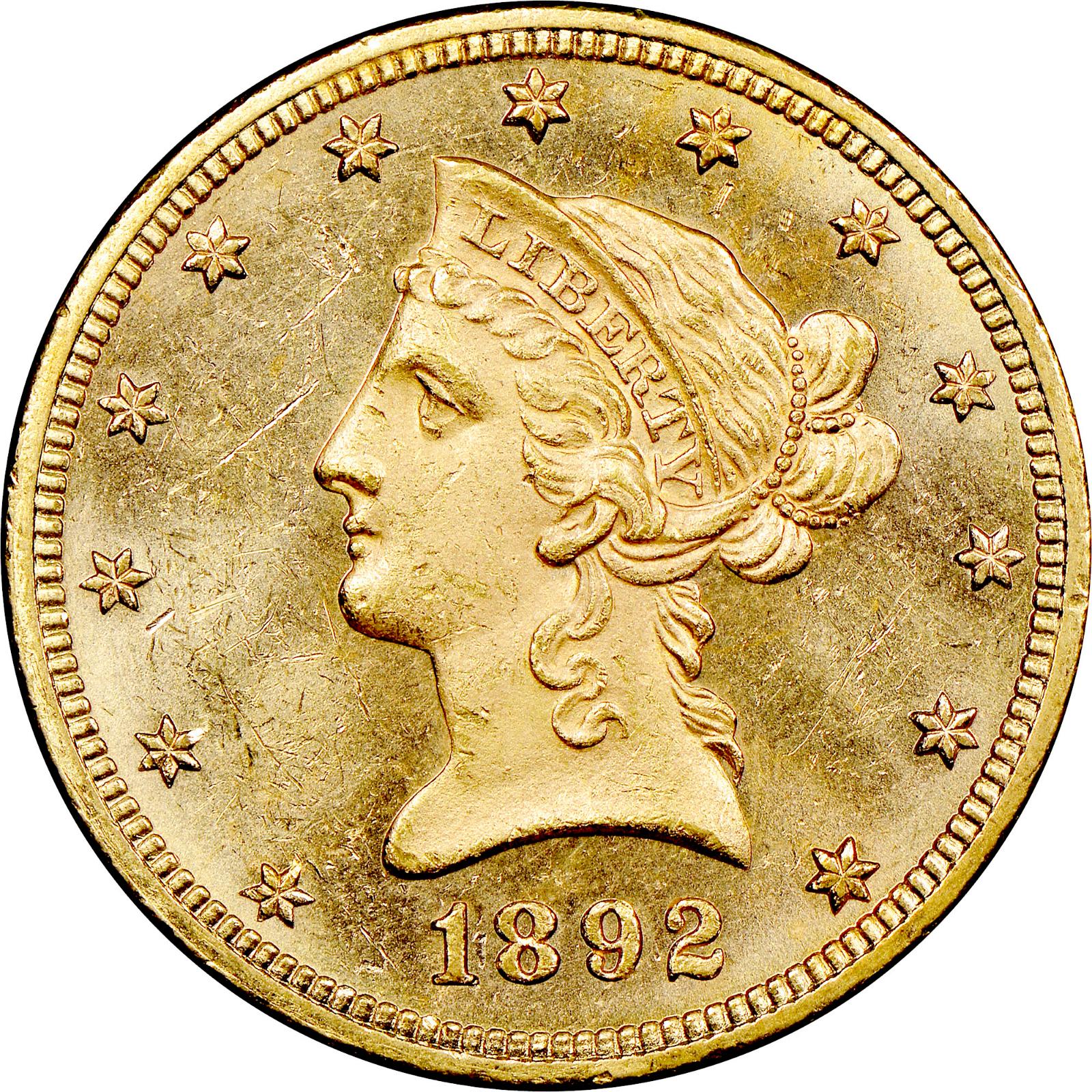 1892 [PROOF] Liberty Head Gold Eagle Prices | Ungraded, NGC, PCGS Values