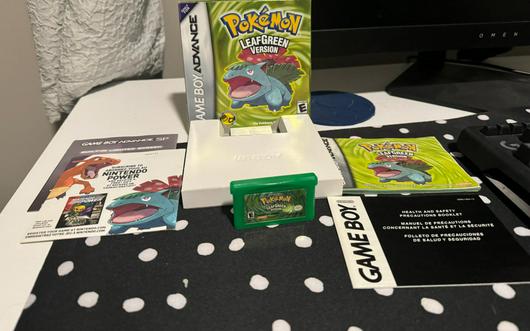 Pokemon LeafGreen Version | Item, Box, and Manual | GameBoy Advance