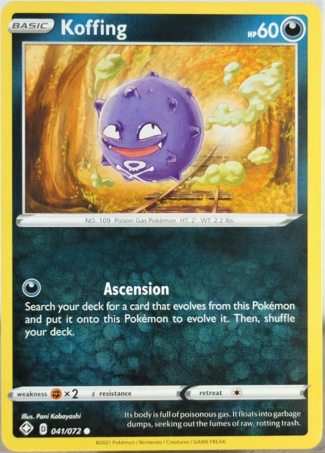 Koffing #41 Prices | Pokemon Shining Fates | Pokemon Cards