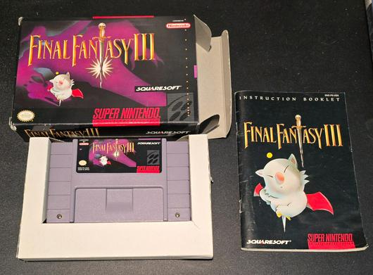 Final Fantasy III | Item, Box, and Manual | Super Nintendo