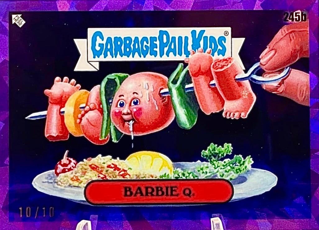 BARBIE Q. [Purple] #245b Prices | Garbage Pail Kids 2023 Sapphire ...