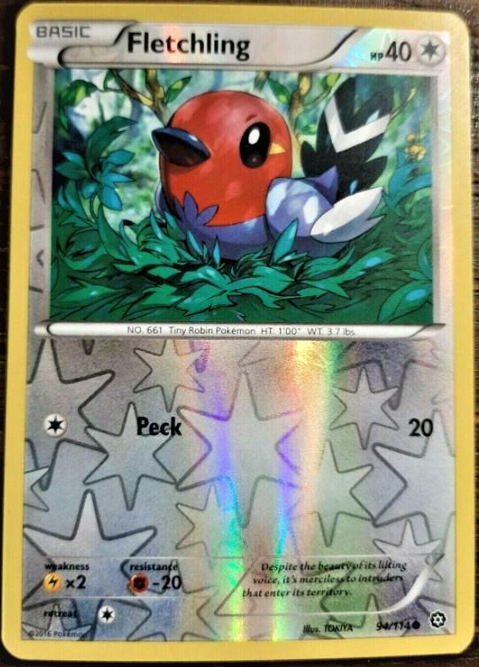 Fletchling [Reverse Holo] #94 Prices | Pokemon Steam Siege | Pokemon Cards
