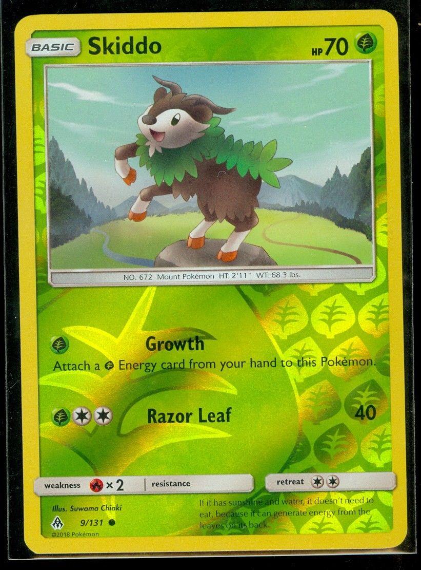 Skiddo [Reverse Holo] #9 Prices | Pokemon Forbidden Light | Pokemon Cards