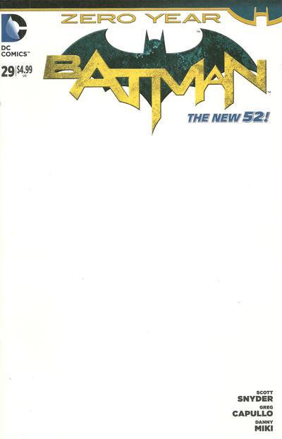 Batman [Blank] #29 (2014) Prices | Batman Series