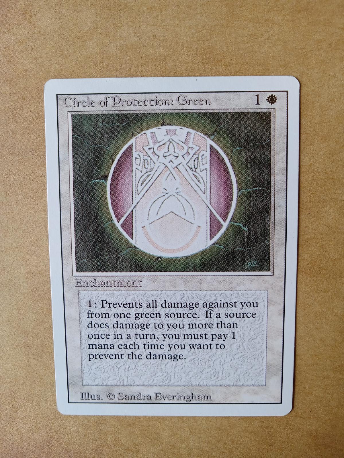Circle of Protection: Green | Ungraded | Magic Revised