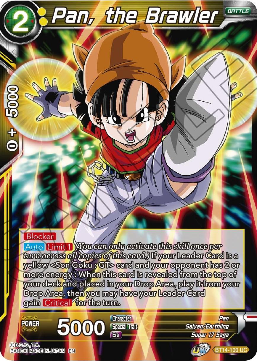 Pan, the Brawler BT14-100 Preise | Dragon Ball Super Cross Spirits ...