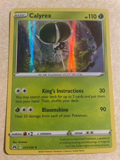 Calyrex [Holo] | Ungraded | Pokemon Crown Zenith