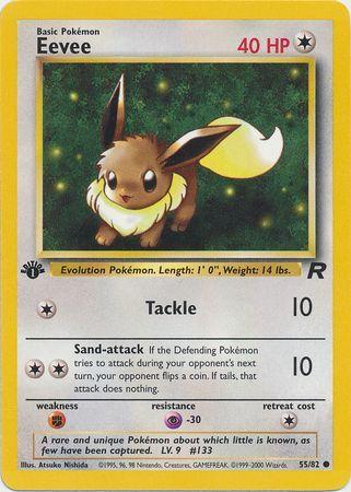 Eevee [1st Edition] #55 Prices | Pokemon Team Rocket | Pokemon Cards