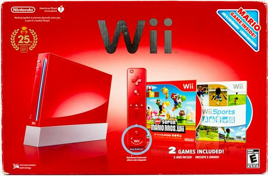 Nintendo Wii Console Red [Mario 25th Anniversary] | Item, Box, and ...